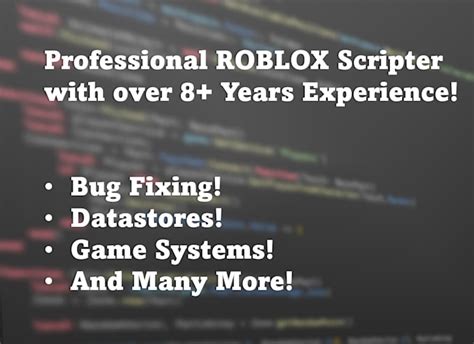 Script Or Teach Anything In Roblox Lua As A Professional Scripter By