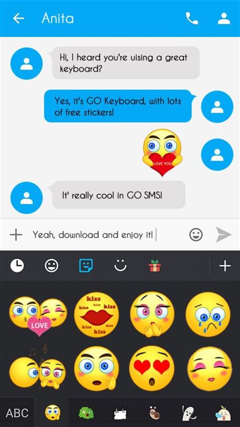 GO Keyboard Sticker Love Emoji APK สำหรบ Android ดาวนโหลด