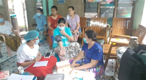 အင်းစိန်မြို့နယ်အတွင်းရှိ သက်ကြီးရွယ်အိုများအား ကျန်းမာရေးစောင့်ရှောက်မှုနှင့် မကူးစက်နိုင်သော