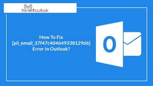 How To Fix The Pii Email Ab Dbe E A B Error Code In Your Outlook Email Fusion Power Tech