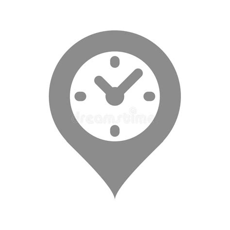 Arrival Time Vector Icon Stock Vector Illustration Of Pictogram 338452600