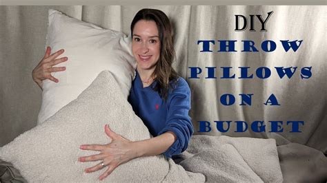 Diy Throw Pillow How To Make Pillows On Budget Youtube