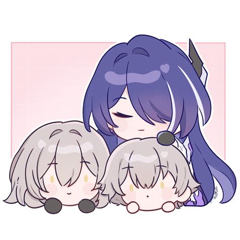 Trailblazer Stelle Acheron And Caelus Honkai And More Drawn By Samlatte Danbooru