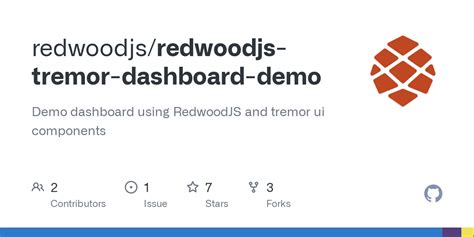 Github Redwoodjs Redwoodjs Tremor Dashboard Demo Demo Dashboard Using Redwoodjs And Tremor Ui