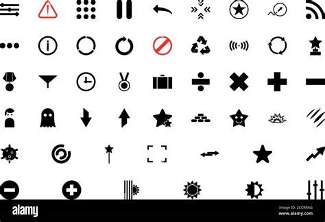 Configuring Web Setings Black Color Set Solid Style Vector Illustration Stock Vector Image And Art