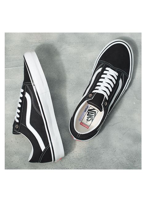 Shoes Vans Skate Old Skool Black White D Structure