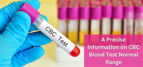 CBC Blood Test Normal Range Grace Laboratory