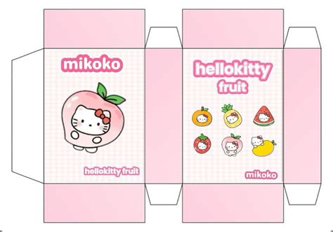 Mẫu Blindbox Mikoko Hellokitty Trong 2025 Mô Hình Giấy Gấu Con Thiệp