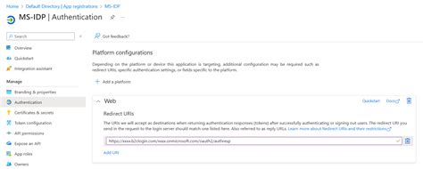 error integrating ad b2c with microsoft idp using user flow microsoft qanda