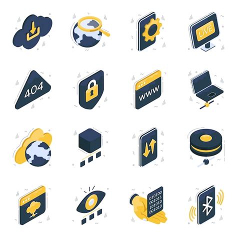 Premium Vector Set Of Smart Technology Isometric Icons
