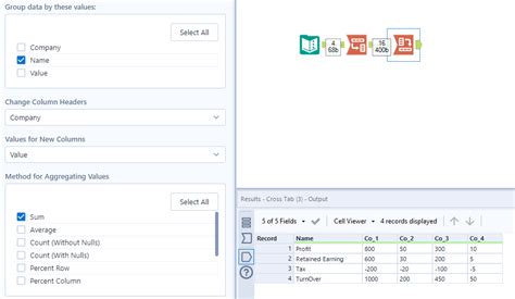 another table transposing question alteryx community