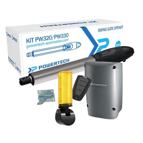 24v Single Swing Gate Opener Powertech Pw330l Carisol[jamaica]