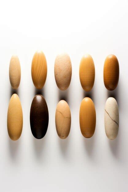 Premium Photo A Row Of Identical Objects One Distinct Isolated On White Background Ar 23 V 52