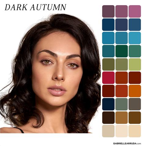 Dark Autumn Vs Dark Winter Color Palette Hair Dye