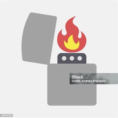 아이콘이 더 밝아졌습니다 캠핑 및 모험 요소 플랫 스타일의 아이콘입니다 인쇄물 포스터 로고 광고 인포그래픽 등에 적합합니다 가솔린에 대한 스톡 벡터 아트 및 기타 이미지