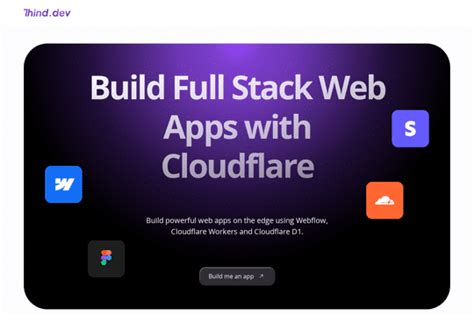 Webflow Cloudflare Web Apps Starter Kit Webflow
