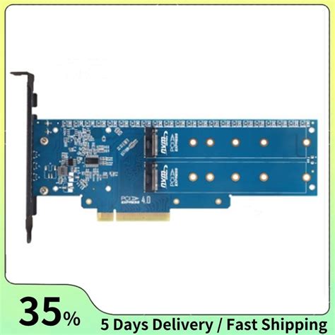 JEYI M2X8 Hard Disk Adapter Card Pciex8 X16 1 Turn 2 Nvme Expansion Card Vme Dual Disk Adapter