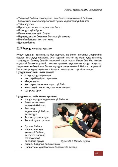 Анхны тусламжийн гарын авлага 2020 Pdf