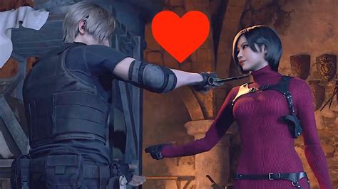 Leon And Ada Wong Romance Resident Evil 4 Remake YouTube