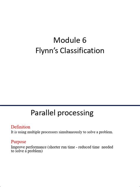 06 flynn s classification pdf multi core processor central processing unit