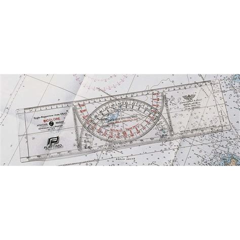 Plastimo Cras Navigation Plotter Ruler Clear Waveinn