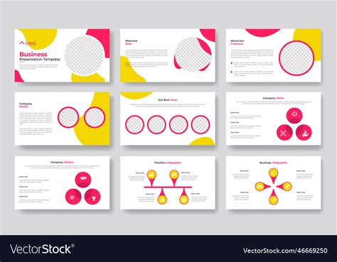 Creative Business Powerpoint Presentation Slides Vector Image