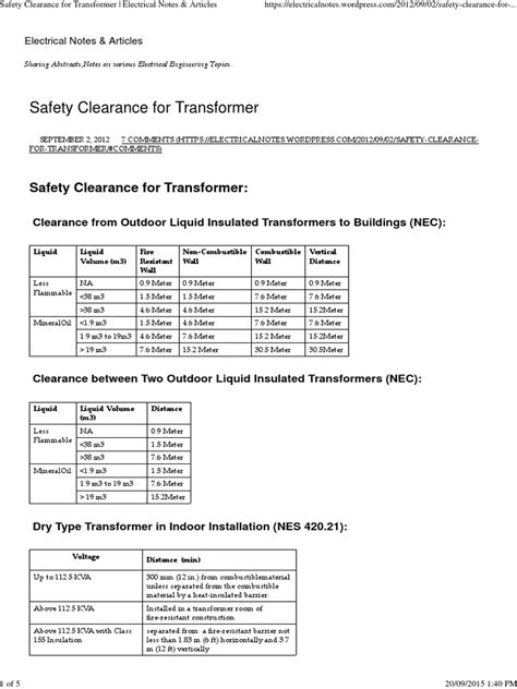 Safety Clearance For Transformer Electrical Notes And Articles Transformer Insulator