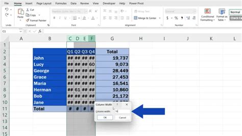 How To Resize Multiple Columns In Excel