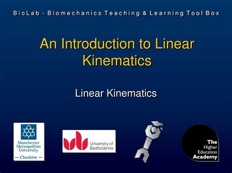 PPT An Introduction To Linear Kinematics PowerPoint Presentation Free Download ID
