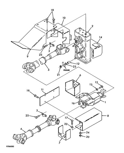 9480 Versatile 4wd Tractor 194 1295 07a04 Drivetrain Assembly Pto New Holland
