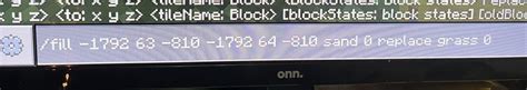 replace command not working bedrock realm r minecraftcommands