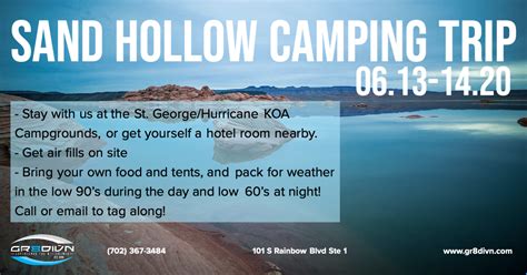 Gr8 Divn Lets Go Camping Come To Sand Hollow Utah With Us This