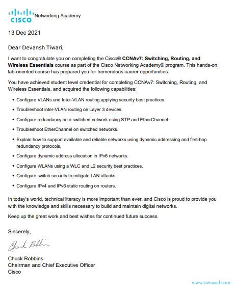 devansh tiwari on linkedin ccna cisconetworkingacademy networkingskills