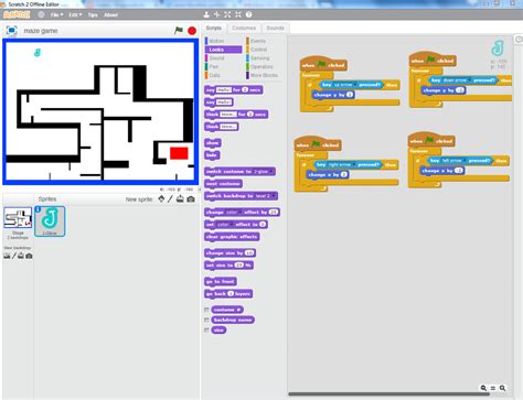 Maze Game Scratch Jamie Woolfolk Portfolio