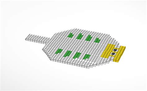 3d Design Squirmy Worm Pixel Art Tinkercad