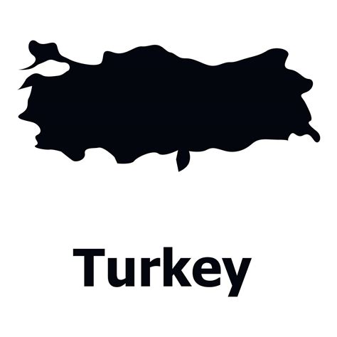 Turkey Map Icon Simple Style 15090260 Vector Art At Vecteezy
