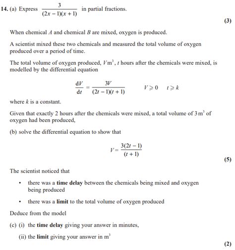Exam Questions Forming Differential Equations Examsolutions