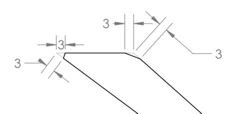 0090 Chamfer Dimensioning