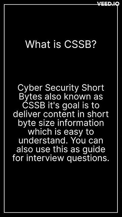 What Is Cssb Youtube