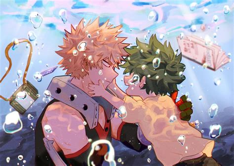 Midoriya Izuku And Bakugou Katsuki Boku No Hero Academia Drawn By Akino Aki Ktdk Danbooru