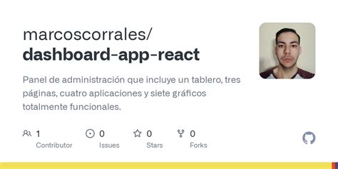 Github Marcoscorrales Dashboard App React Panel De Administraci N Que Incluye Un Tablero