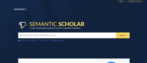 معرفی هوش مصنوعی Semantic Scholar نکست مایند