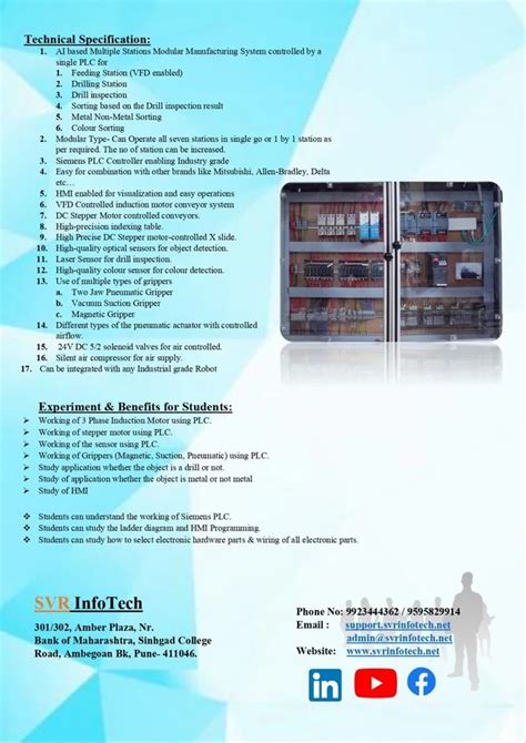 Flexible Automation System Modular Manufacturing System For Educational And Industrial Model