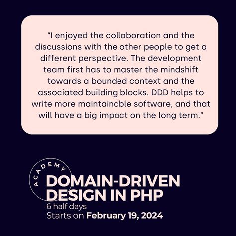 Domain Driven Design Europe On Linkedin Learn To Build Rich Domain