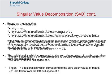 Maths For Signals And Systems Linear Algebra In Engineering