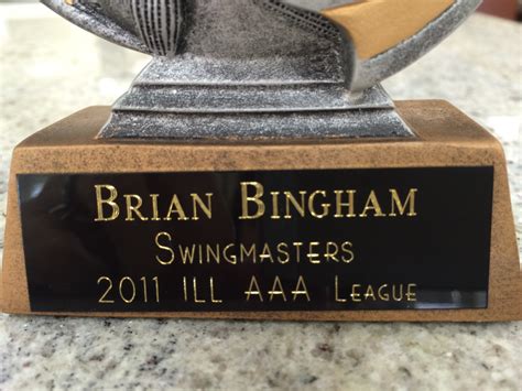 Engraving Ideas For Sports Trophies