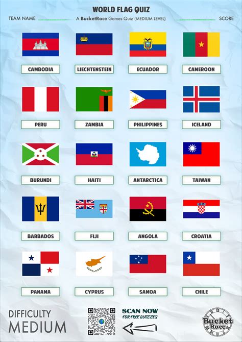 The Ultimate Printable World Flag Quiz 🌍