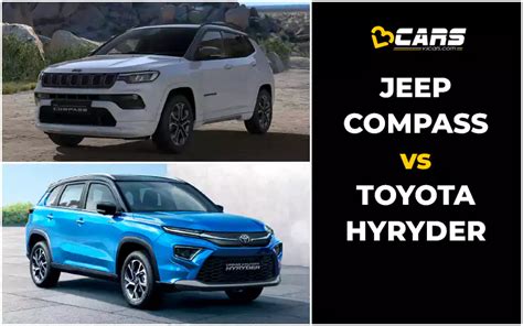 Compass Vs Hyryder Comparison Prices Specs And Dimensions