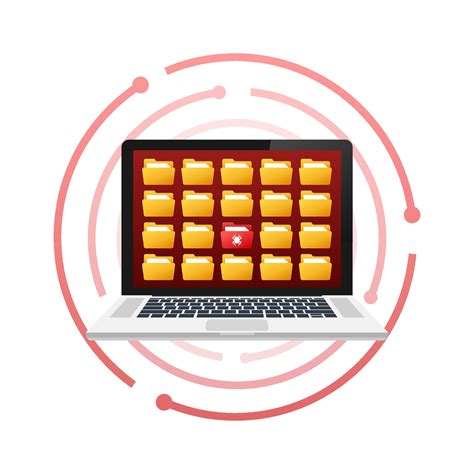 Computer Virus Infect Files Malware Hacker Attack Vector Stock Illustration 29340549 Vector