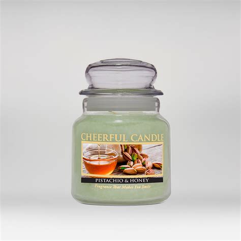 Pistachio And Honey Scented Candle 16 Oz Double Wick 80 Hour Burn Time